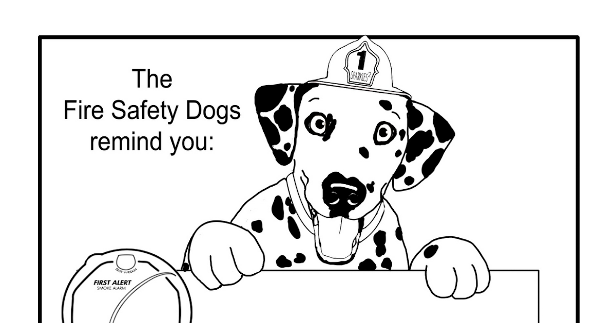 Smoke Detector Page Coloring Pages