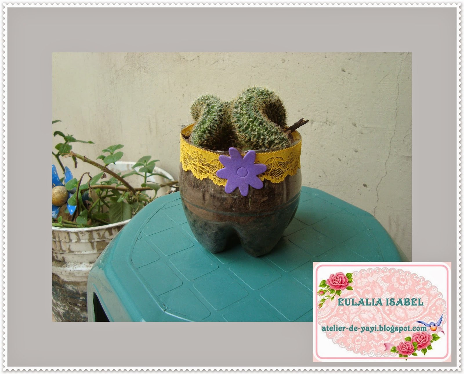 ATELIER-DE-YAYI: MACETEROS CON MATERIAL RECICLADO