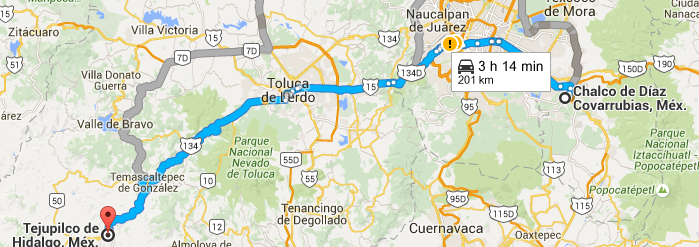 RECORRIENDO MI ESTADO TEJUPILCO 1 "E" CETIS 96: 2015