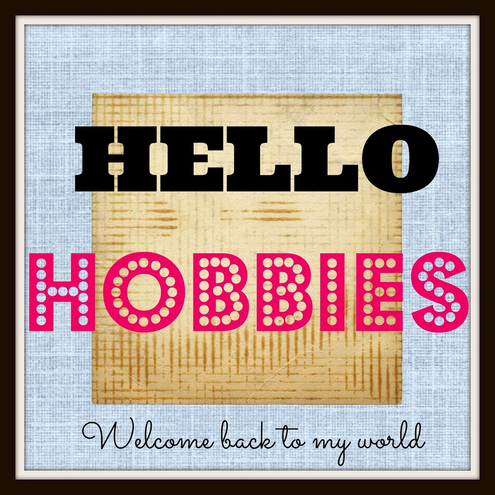 The Mediocre Mama: Hello Hobbies: Shadow Box Gift