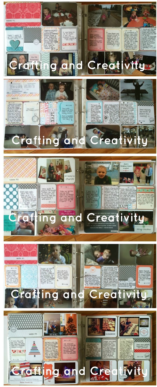 Crafting and Creativity: My Approach to Scrapbooking: I Use Project Life!