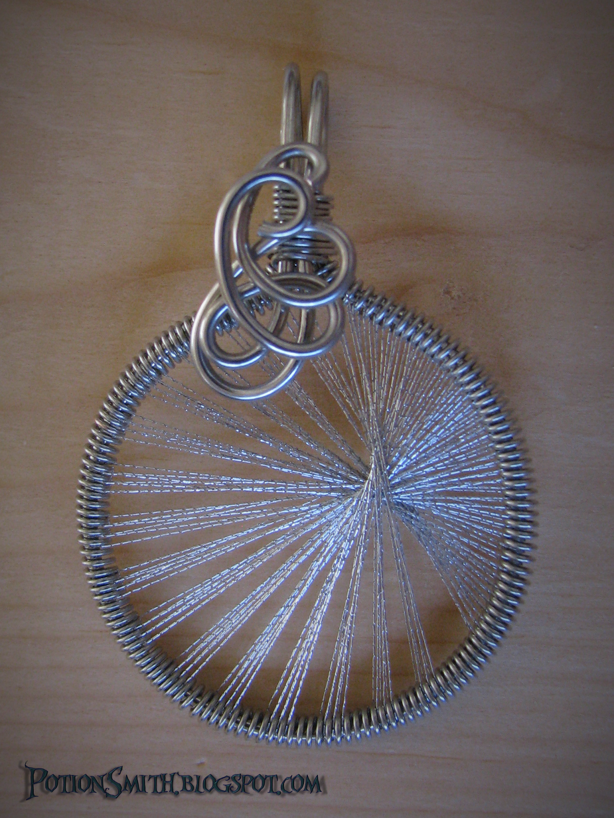 POTIONSMITH: Spider String Art Pendant