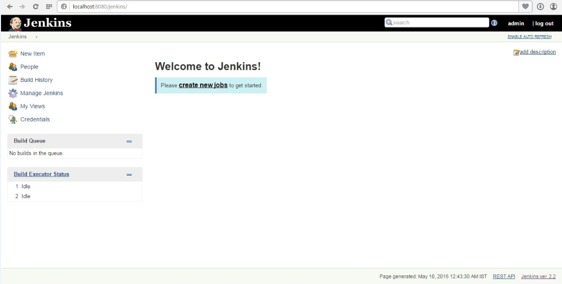 AUTOXPERIMENTS: Continuous integration using Jenkins