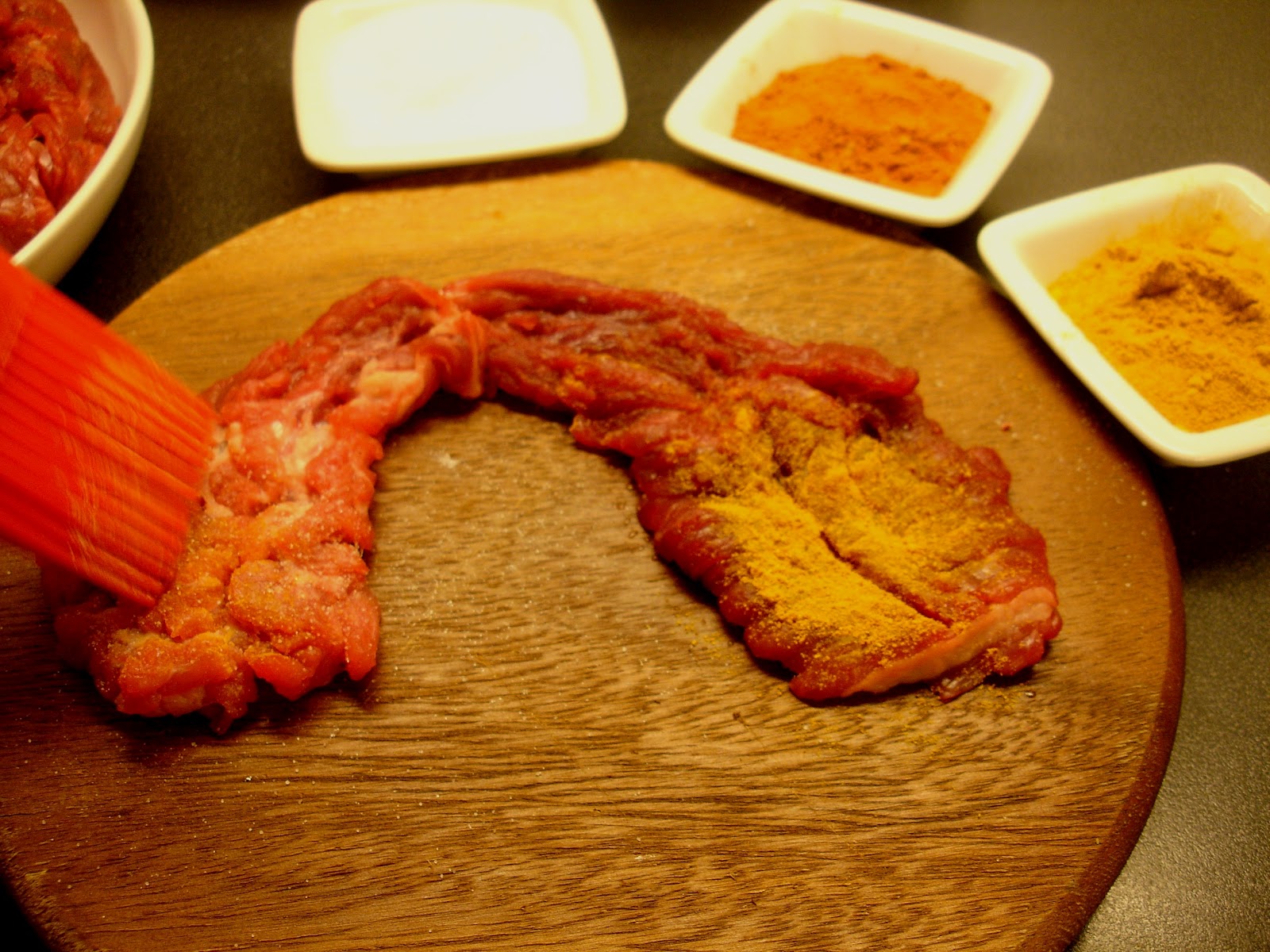 libyan food: Libyan Dried Meat (Jerky): Gideed قديد ليبي