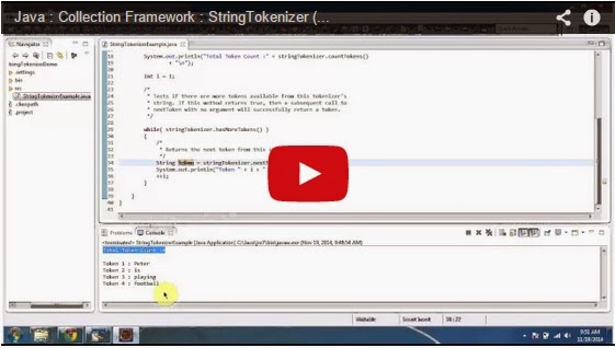 Java Ee Java Collection Framework Stringtokenizer