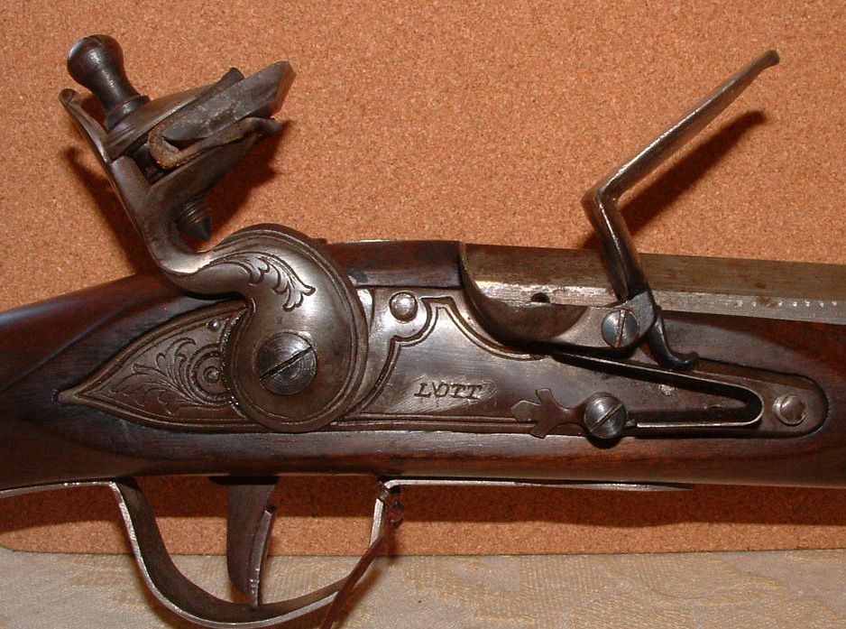 A Woodsrunner's Diary: Fitting A Gun Flint In The Lock.