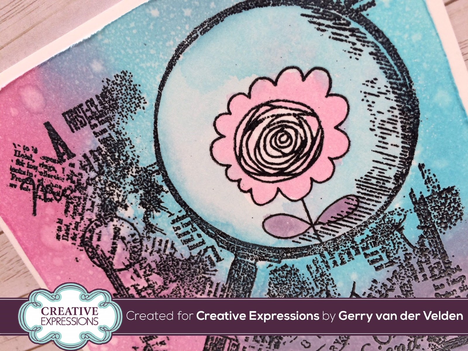 CREATIVE EXPRESSIONS: Magnifying Chalk Cloud by Gerry van der Velden