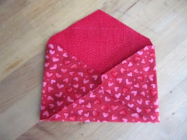 Sew Many Ways...: Easy No Sew Fabric Envelope Tutorial…Perfect for ...