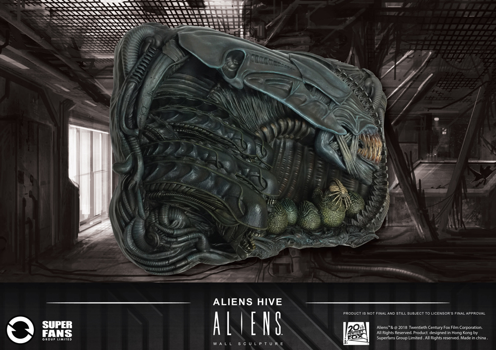 JIMSMASH ! ! !: ALIENS HIVE WALL PLAQUE