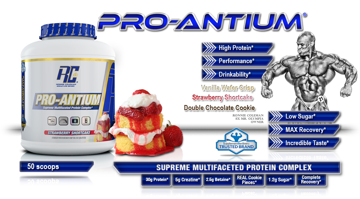 Ronnie Coleman Pro-Antium Protein Review | Bodybuilding Your Whey