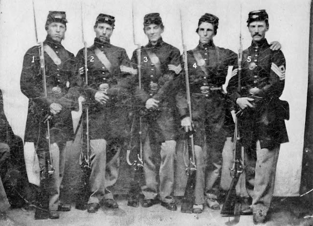 The Chubachus Library of Photographic History: Portrait of Five Union ...