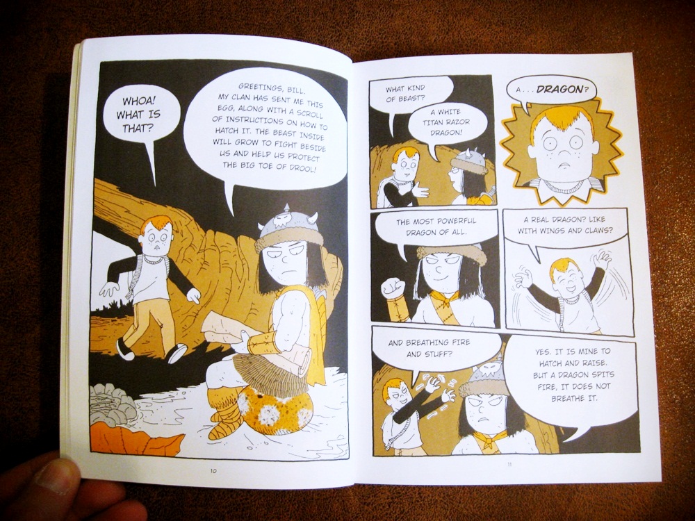 Lair of the Dork Horde: Book Look: Fangbone! The Egg of Misery!