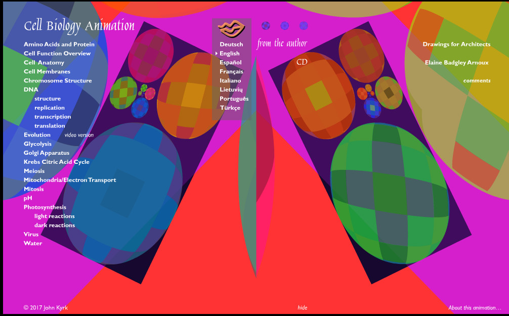 Bilingual Science: Cell biology animation