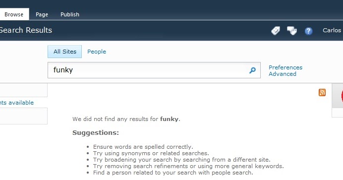 SharePoint Carlos: SharePoint Go Back Button on Search