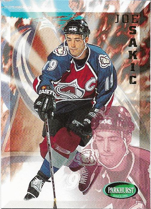 My PCs--one card at a time: Joe Sakic card #161 1995-96 Parkhurst ...
