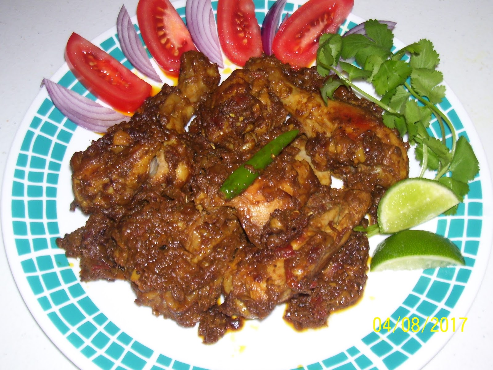 Kitchen With a Purpose: Chicken Kosha or Chicken Bhuna Shahi Style