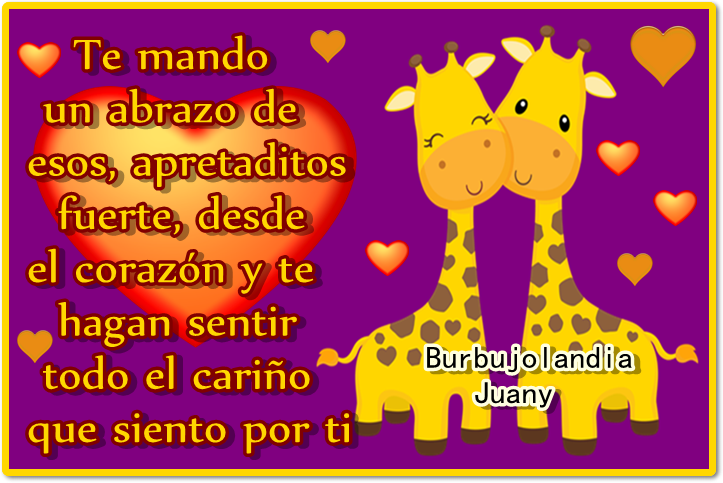 Mi.Nuestro.Mundo: Te Mando Un Abrazo