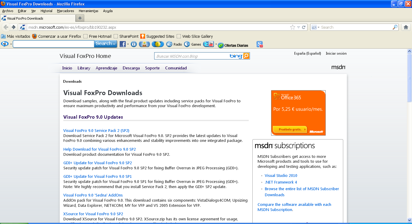 Tips de Programación: Visual FoxPro 9.0 - Instalación Visual FoxPro 9.0