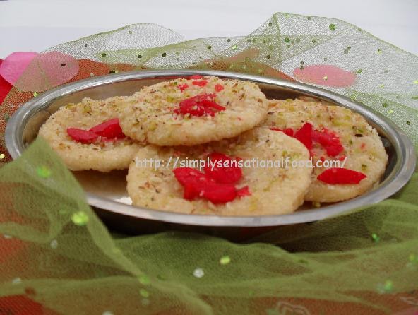 Pather Pheni ( Indian sweet pastry dish) ~ICC January 2012 | simply.food