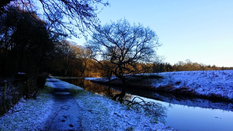 Lucy's Wednesday walks: Kinver walks: a snowy Hyde lock and Canal