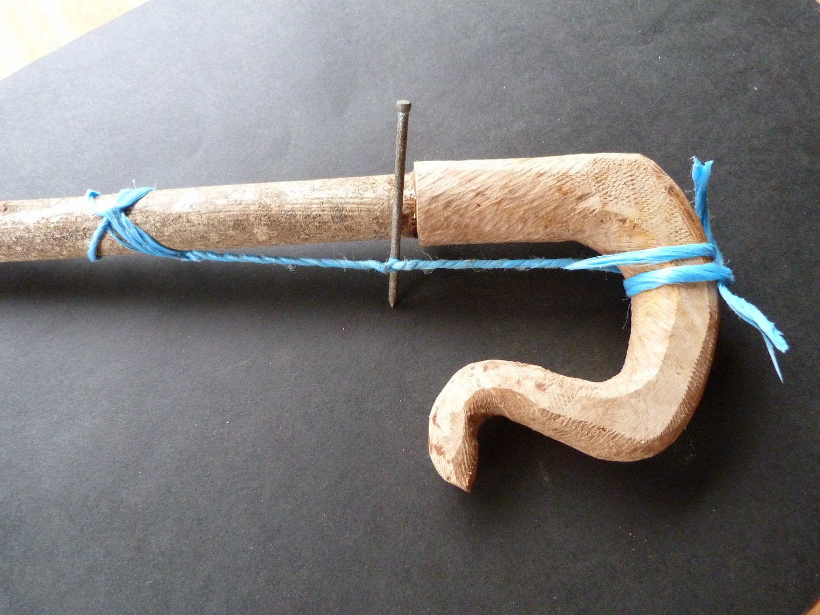 Woolshed 1: Making a wooden handled shepherd's stick.