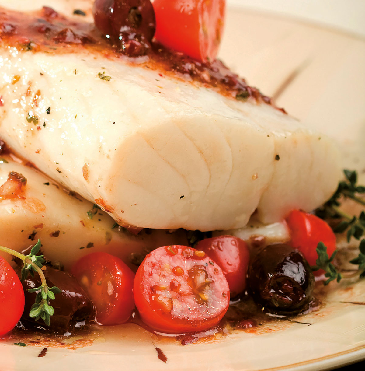 Le ricette della seta: Filetti di merluzzo con insalata di legumi al ...