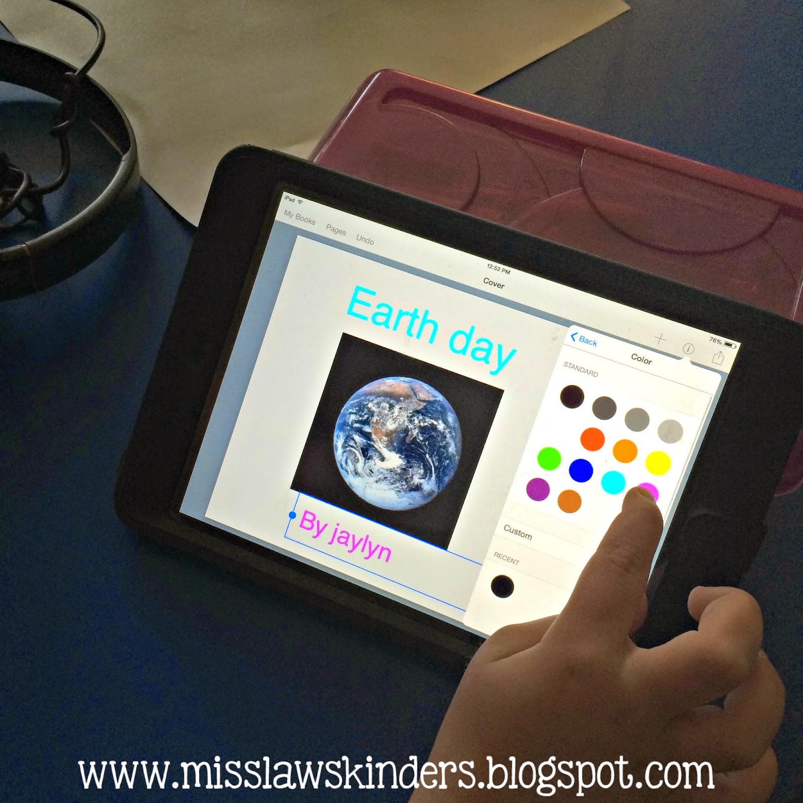 Miss Law's Kinders: Earth Day Unit-{Day #3: Getting Digital & a FREEBIE!}