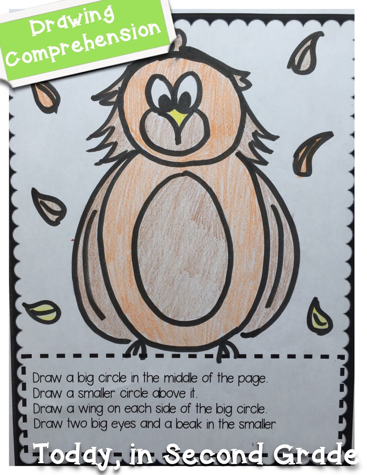 Comprehension Drawing - Today in Second Grade