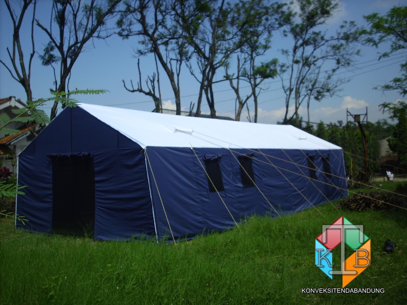 TENDA SERBAGUNA TNI / TENDA PENGUNGSI STANDAR TNI - KONVEKSI TENDA BANDUNG
