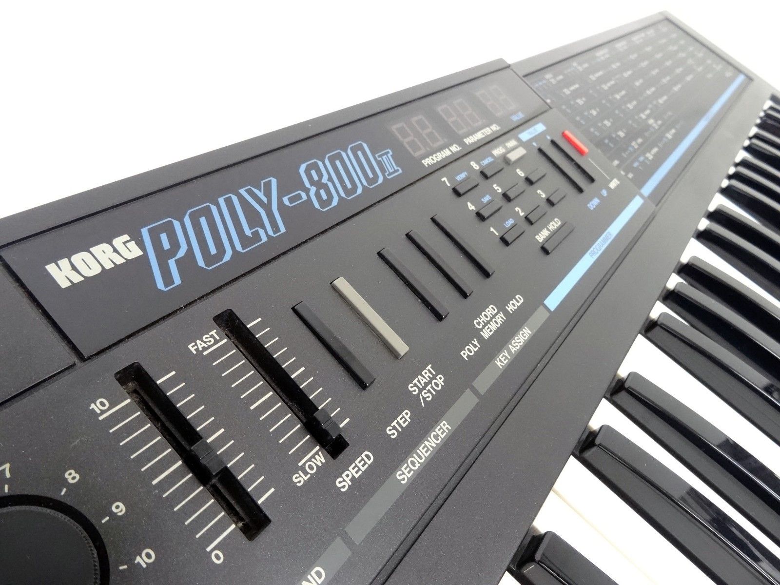 MATRIXSYNTH: Korg POLY-800 II MK2 Vintage Analog Synth w/ Orig Case