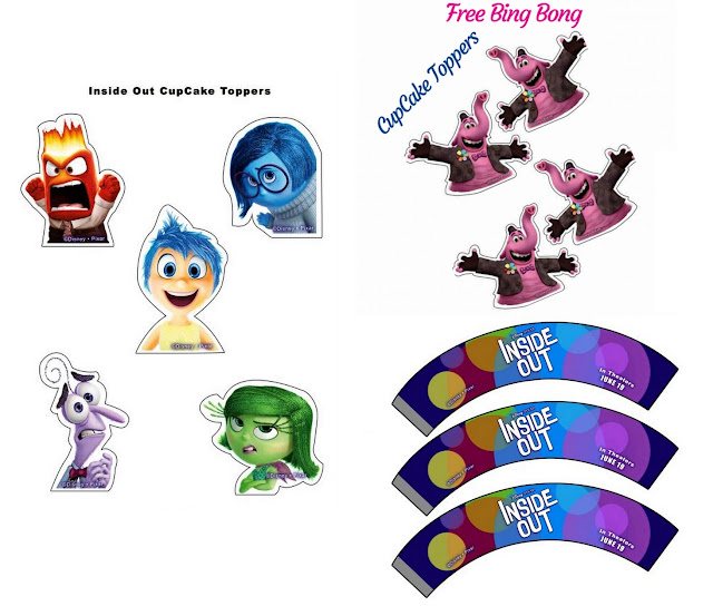 Inside Out: Free Printable Cupcake Toppers and Wrappers. - Oh My Fiesta ...