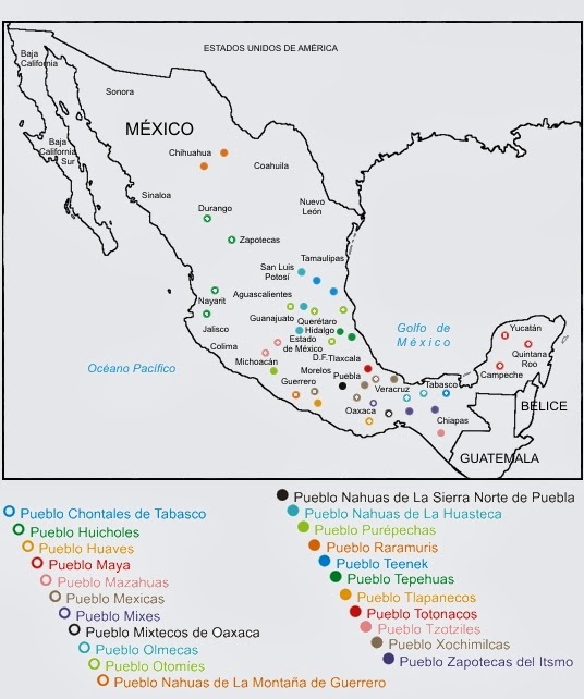 Diversidad cultural de México: Principales pueblos indigenas