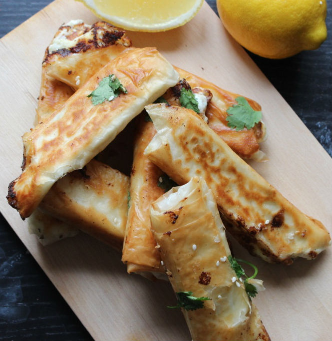 Postcards to France: Greek Cheese Pastries - (I Quit Sugar - well nearly )