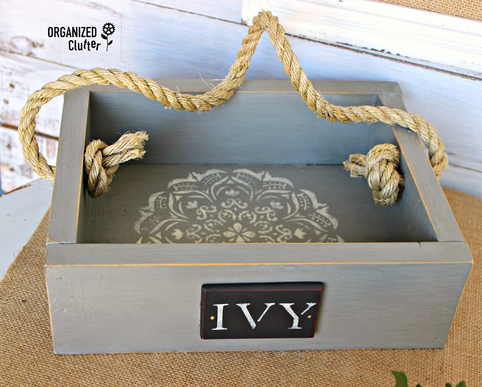 Rummage Sale & Thrift Shop Items Get a Decor Makeover - Organized Clutter