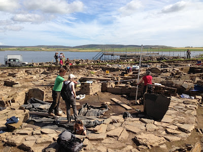 Investigations at the Ness of Brodgar, Day 1
