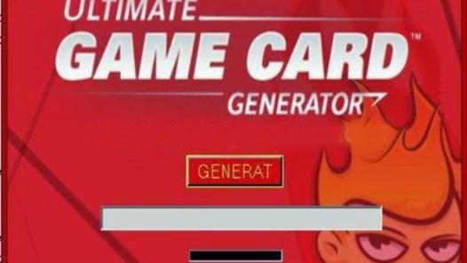 Ultimate Game Card Code Generator