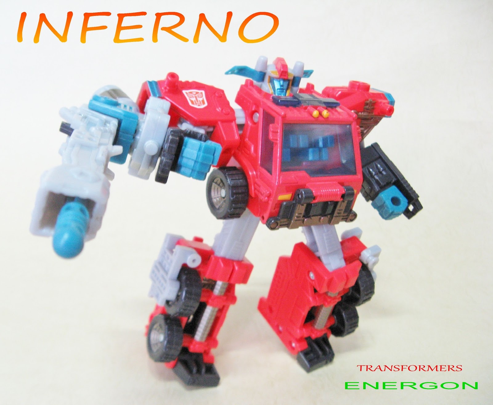 TRANSFORMERS ENERGON Deluxe class INFERNO變形金剛能量源之戰豪華級火地獄