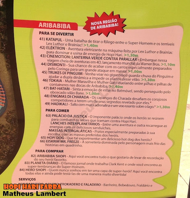 Mapa do Hopi Hari é atualizado com a nova área da Liga da Justiça e ...