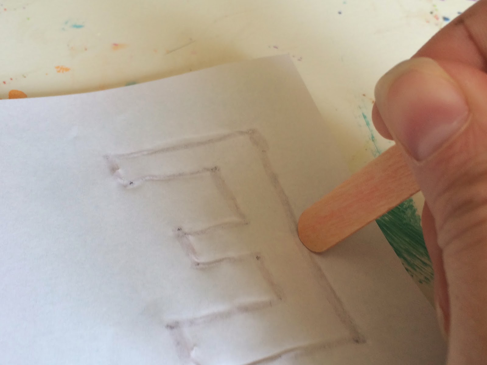 Mini Monets and Mommies: Printing Letters: A Paint Project for Artsy Kids