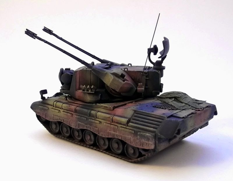 Gulumik Military Models: Flakpanzer Gepard 1/72 repainted/rebuilt die ...