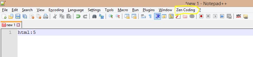 How To Install & Use Zen Coding In Notepad++ for Better and Quick Web Development