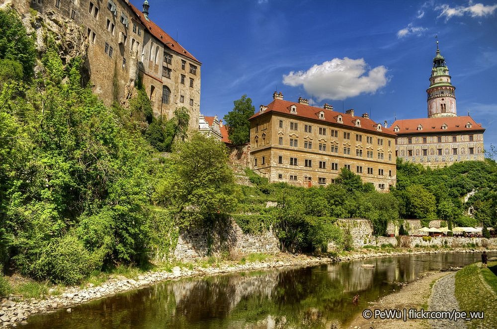 The Bear Moat of Český Krumlov Castle