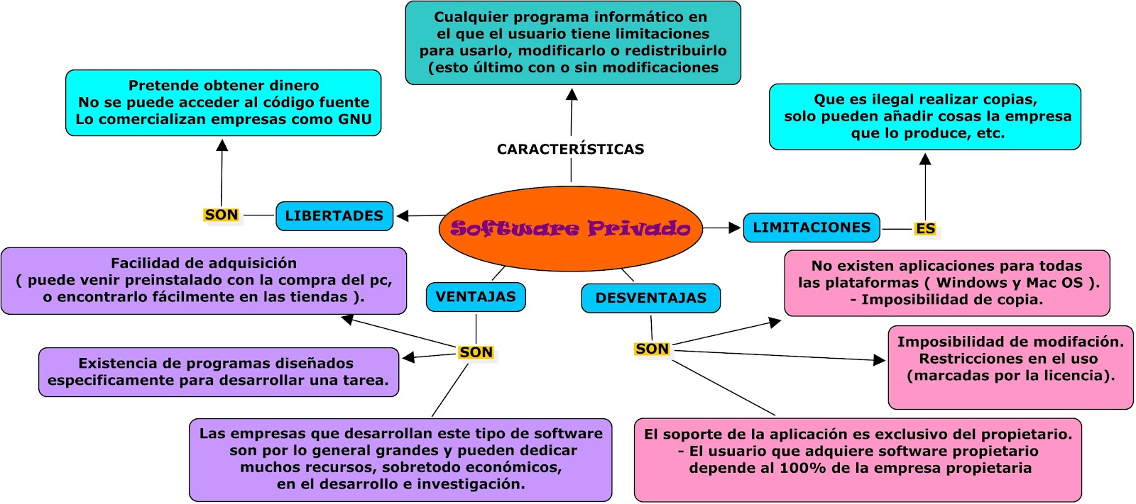 EL SOFTWARE: SOFTWARE PRIVADO