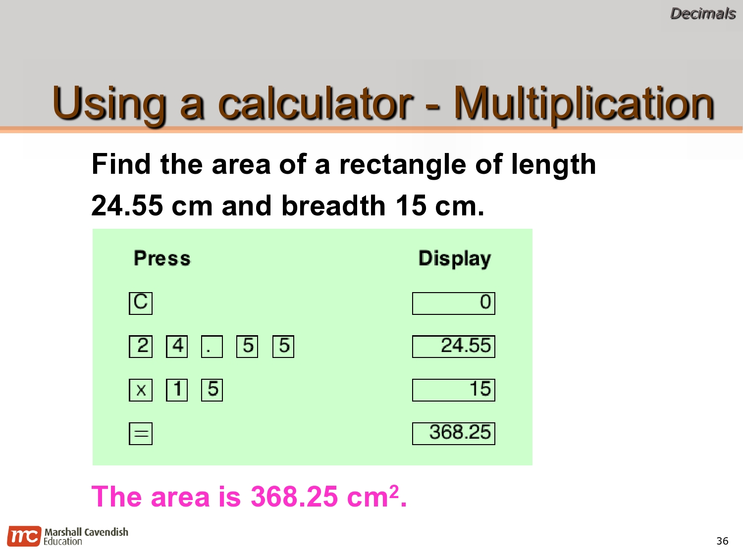 EDP 2013 Primary 6 Fabulous: Math Revision Notes: Decimals (Term 3)