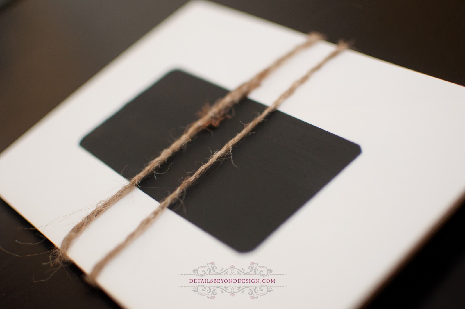 Details Beyond Design by Lauren: Chalkboard Note Cards