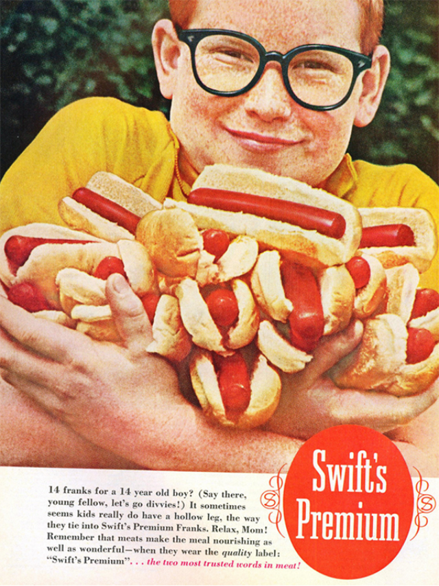 18 Gross Vintage Hot Dog Ads ~ Vintage Everyday