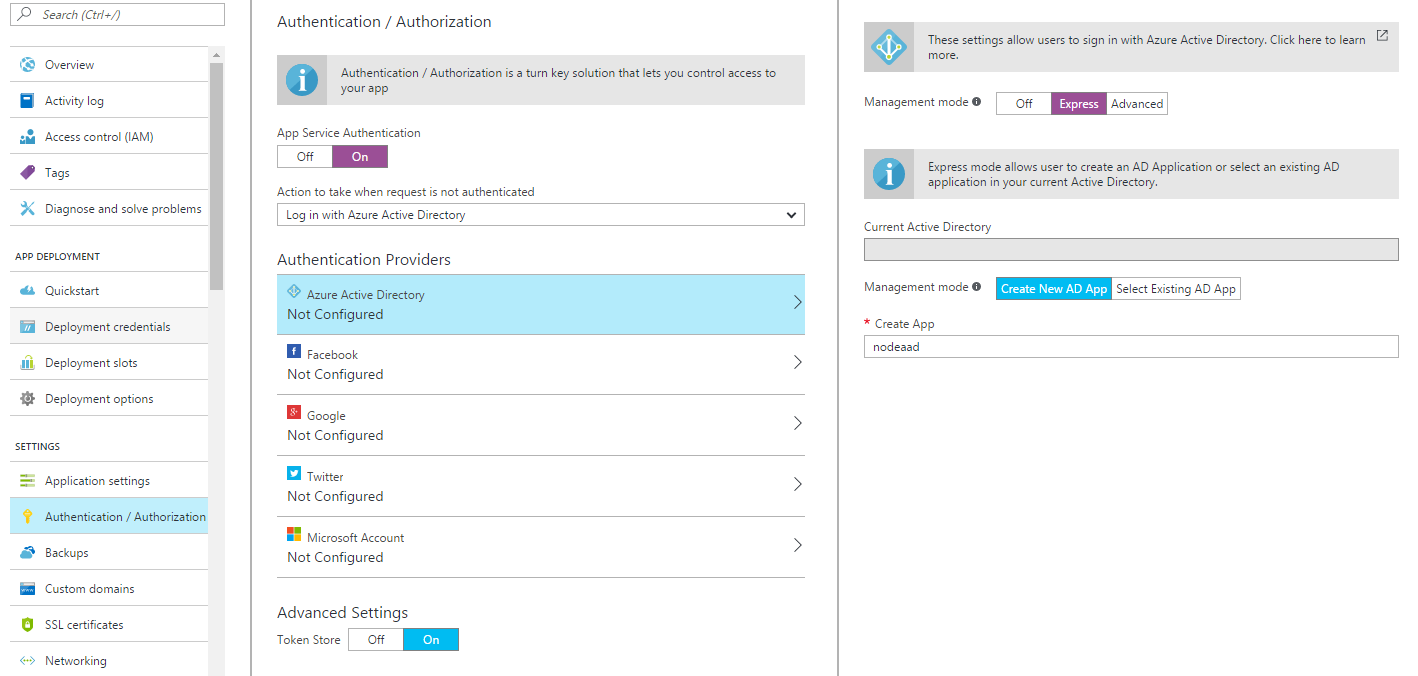 Aspnet Core Azure Easy Auth With Multiple