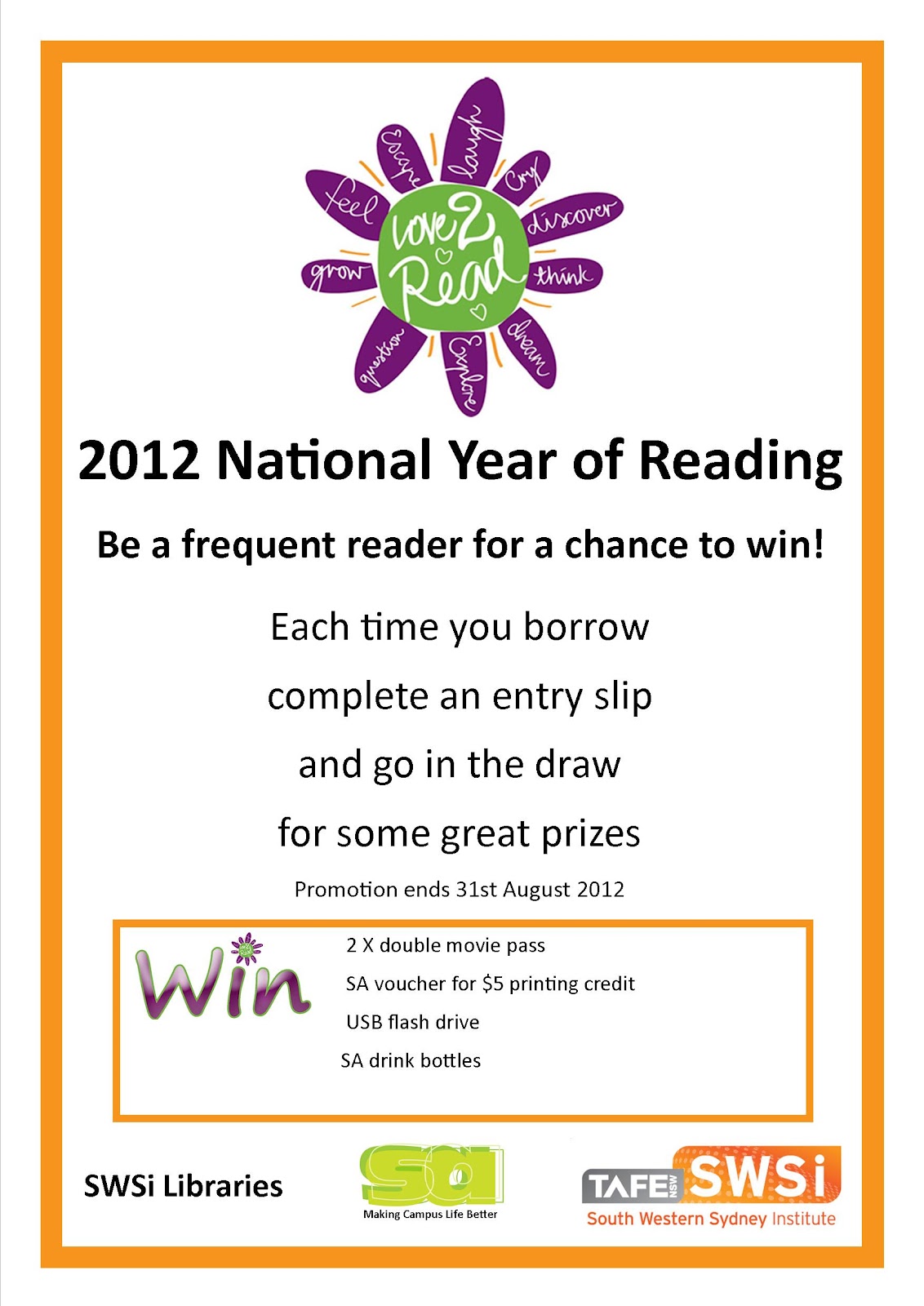 LIDCOMBE COLLEGE TAFE LIBRARY: 07.2012