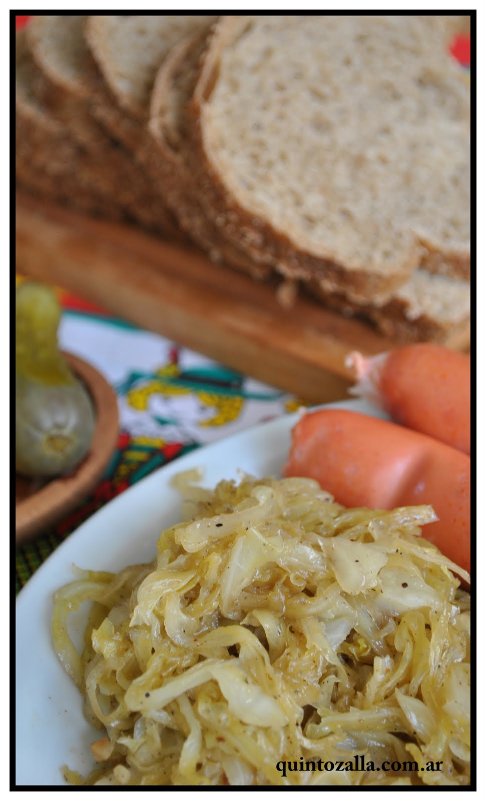 Quinto Zalla Blog: Repollo Agridulce con Salchichas