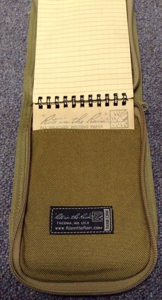 Webbingbabel: USMC Rite in the Rain Field Book and Case